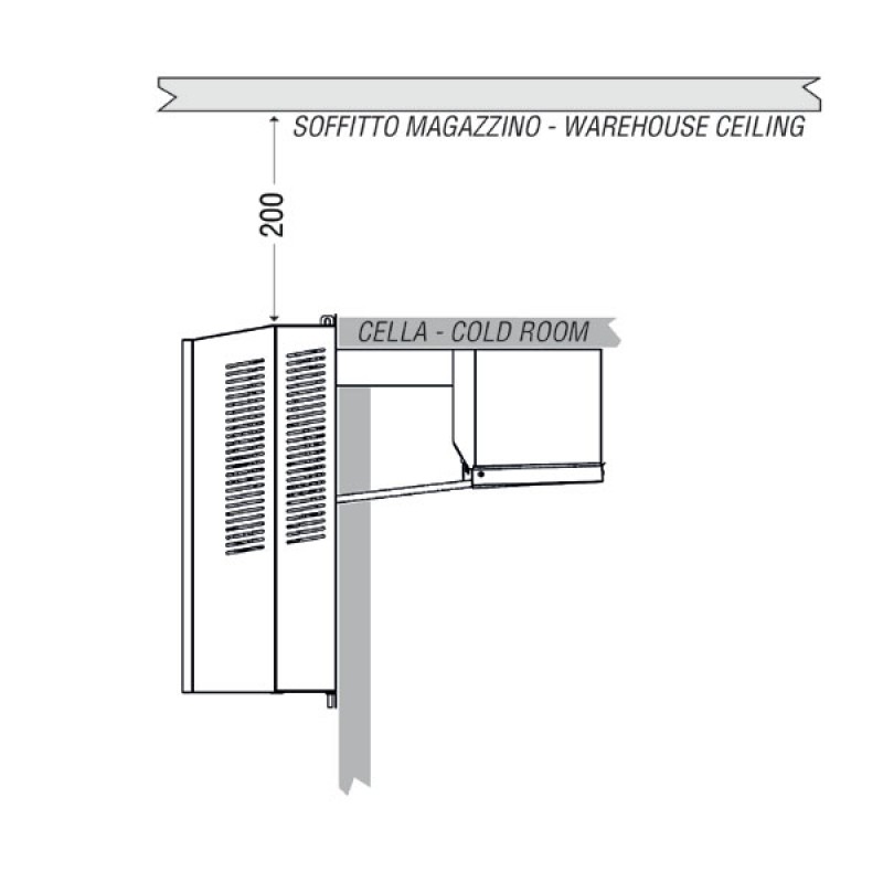 STRADDLE R290 CHILLER ATSTN075U MONOBLOCK 9.0m³ UNIT