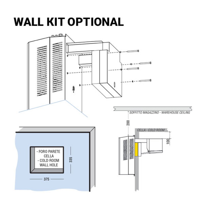 STRADDLE R290 CHILLER ATSTN075U MONOBLOCK 9.0m³ UNIT